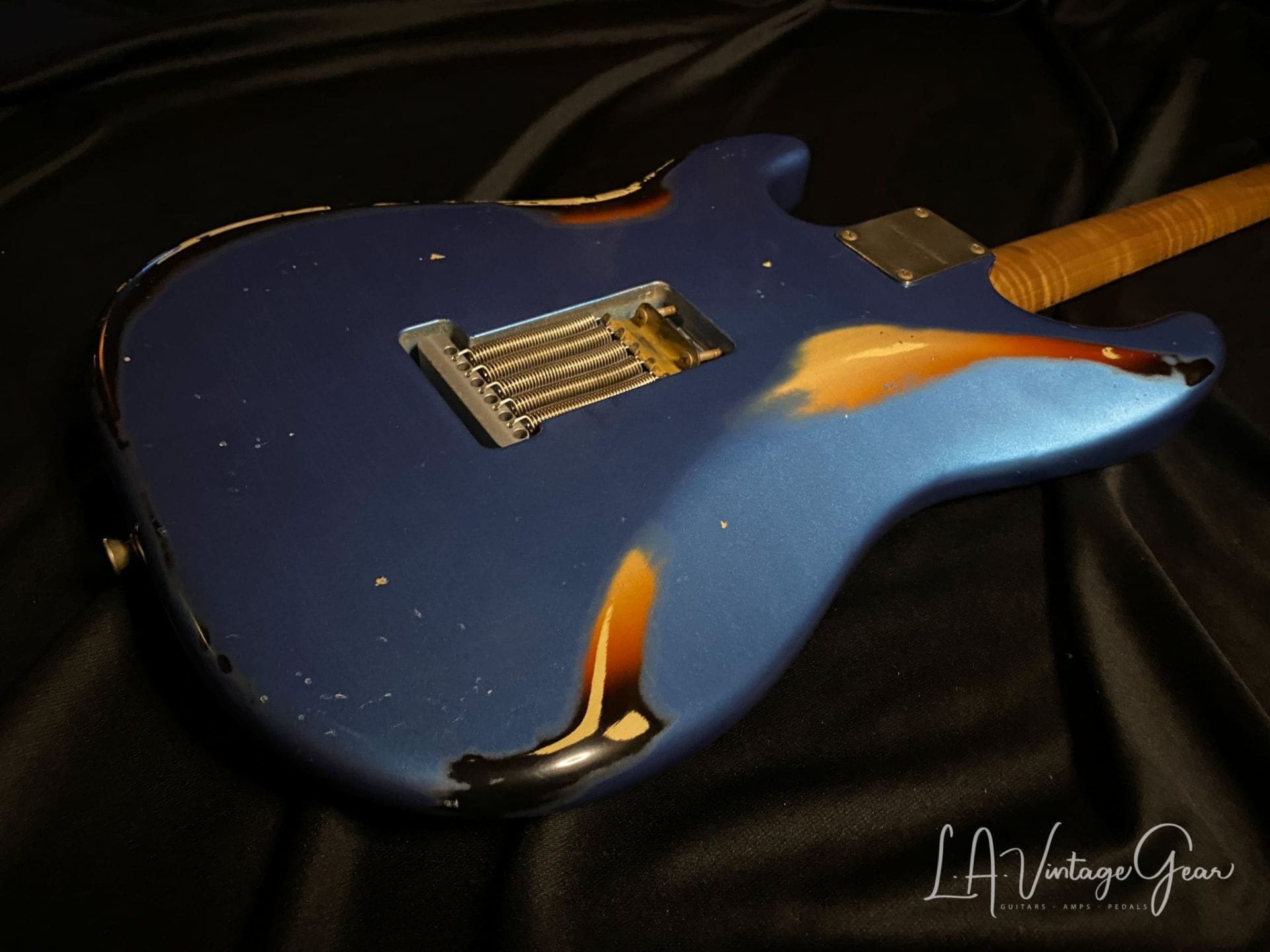 Xotic S-Style Electric Guitar XSC-2 in Lake Placid Blue over Xotic S-Style Electric Guitar XSC-2 in Lake Placid Blue over