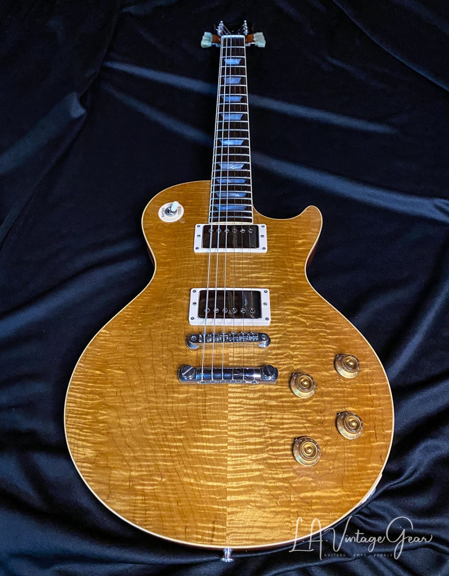 Marc Rutters LP Style Guitar -Tom Holmes Pickups! • LA Vintage Gear