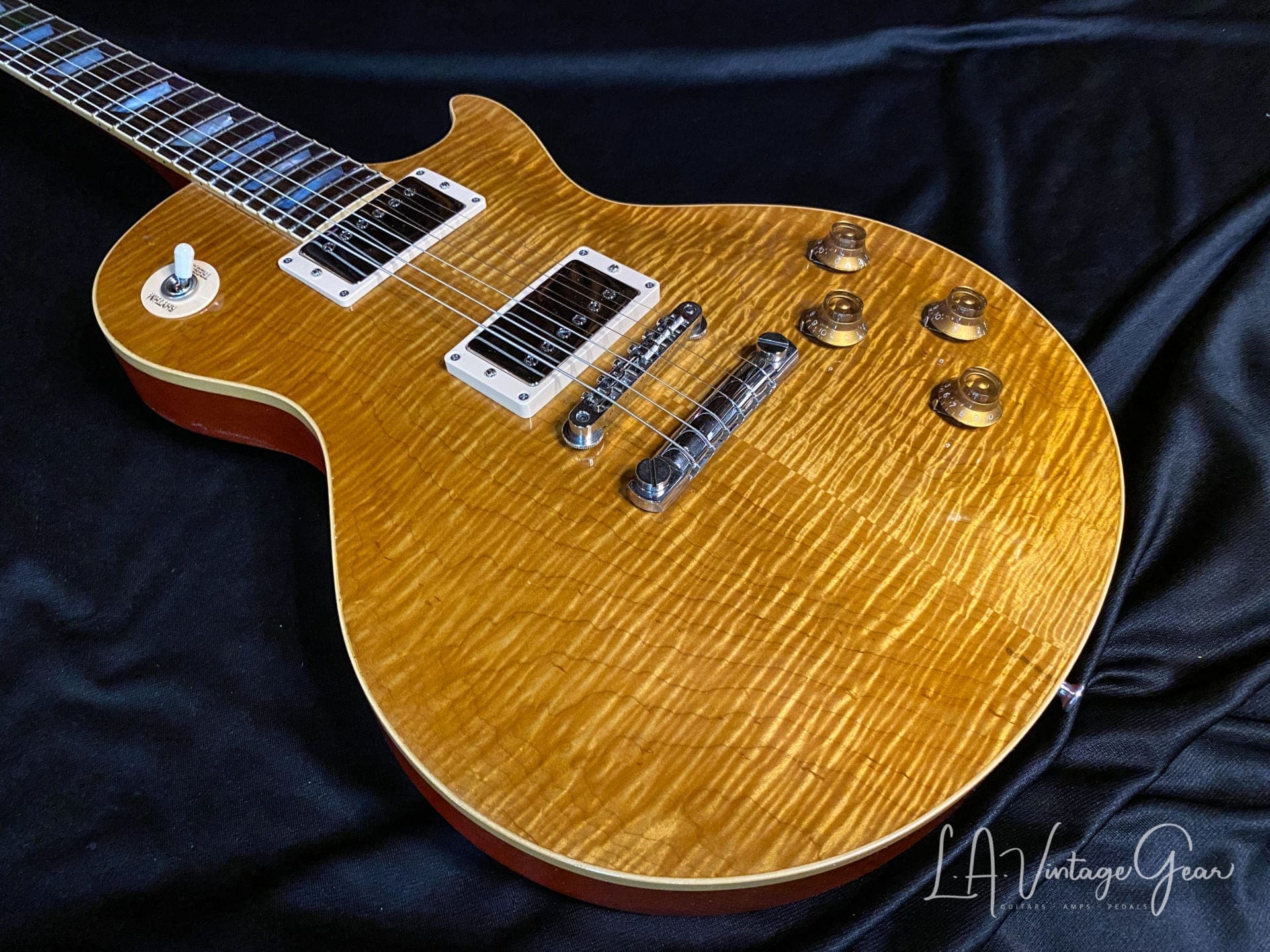 Marc Rutters LP Style Guitar -Tom Holmes Pickups! • LA Vintage Gear