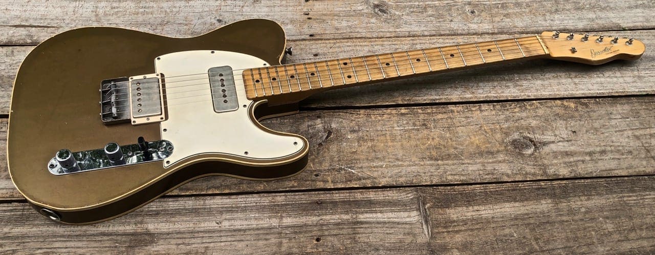 Danocaster 'Mongrel' Double Bound Single Cut Electric Guitar - Aged ...