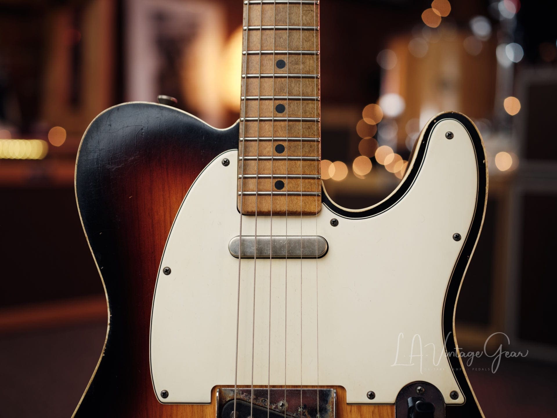 Danocaster Double Bound Single Cut Electric Guitar with Maple Neck ...