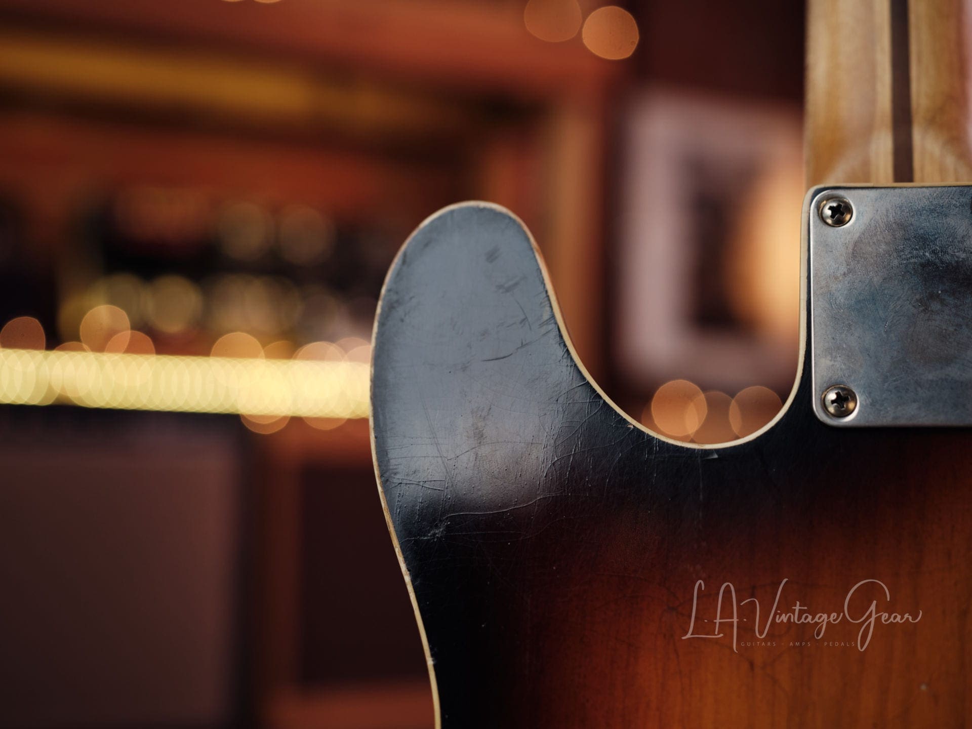 Danocaster 'Mongrel' Single Cut Electric Guitar - Double Bound Sunburst ...