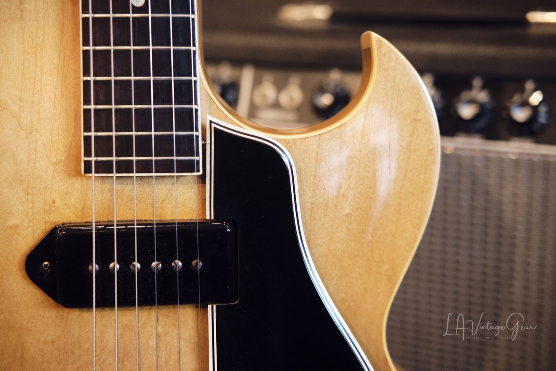 Gibson 1956 Thinline ES-225 - Natural Finish with Two Dogear P90's ...