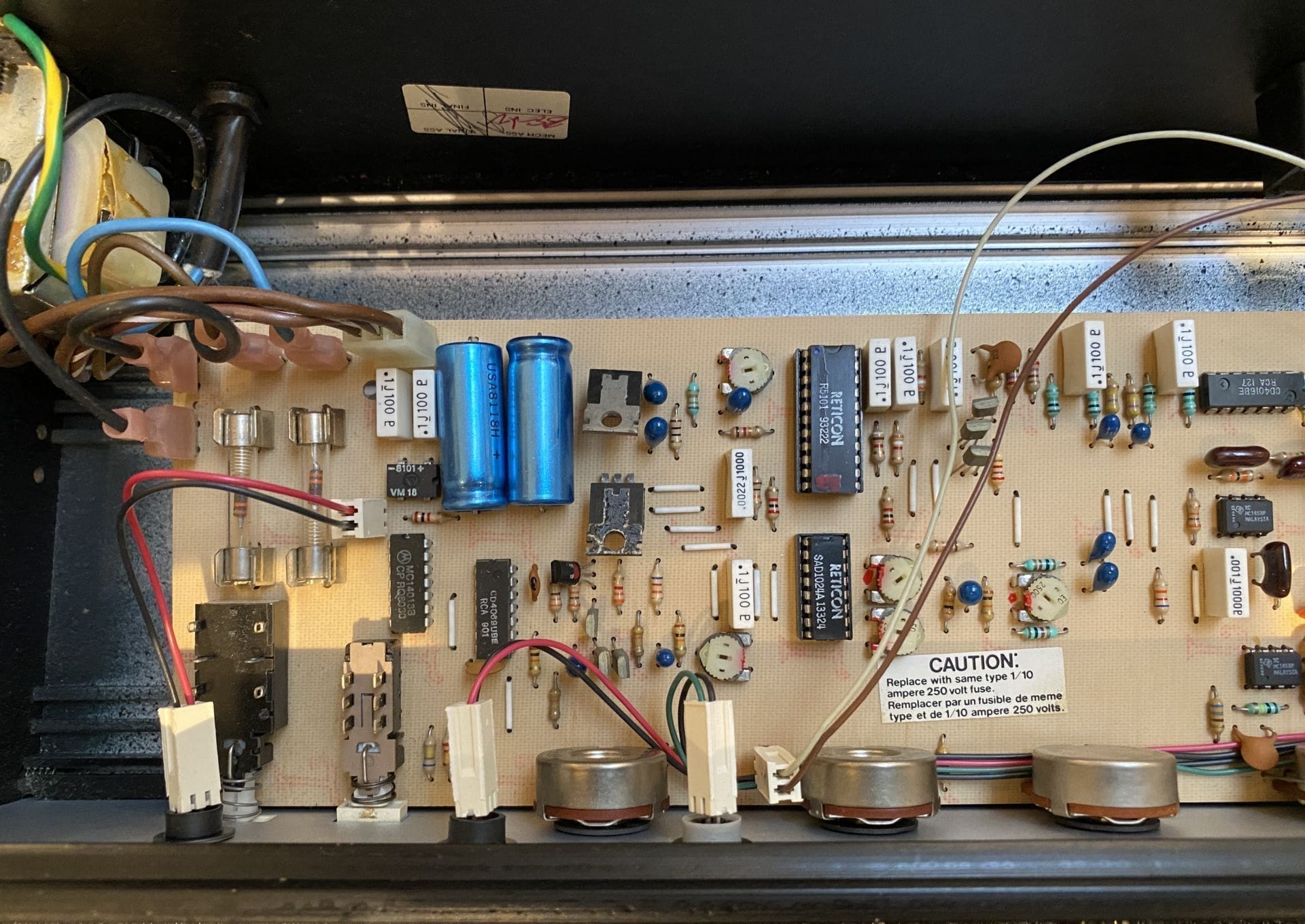 MXR Flanger Doubler Model 126 - Vintage 1970's Blue Panel With The ...