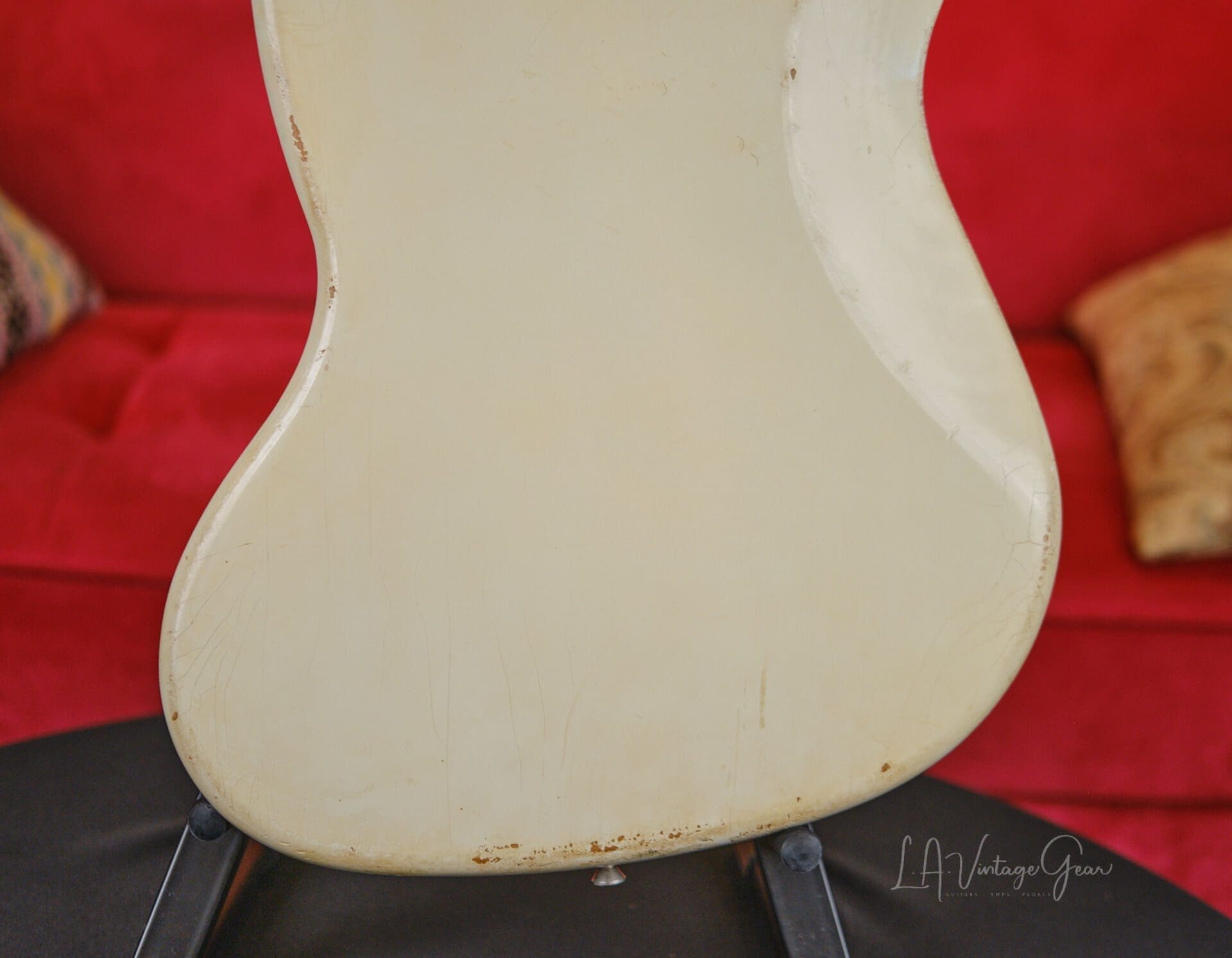 Danocaster Jazz Bass – 2020 – White – Lindy Fralin Pickups – LA Vintage ...