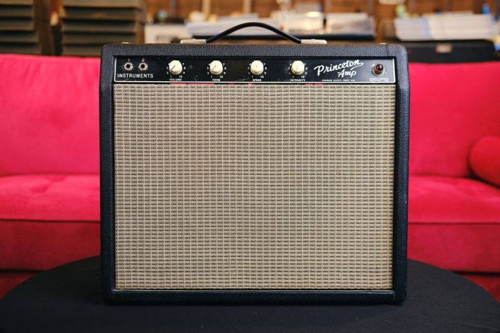 Fender 1964 Princeton "Tuxedo" Guitar Amplifier 6G2 -with Original ...