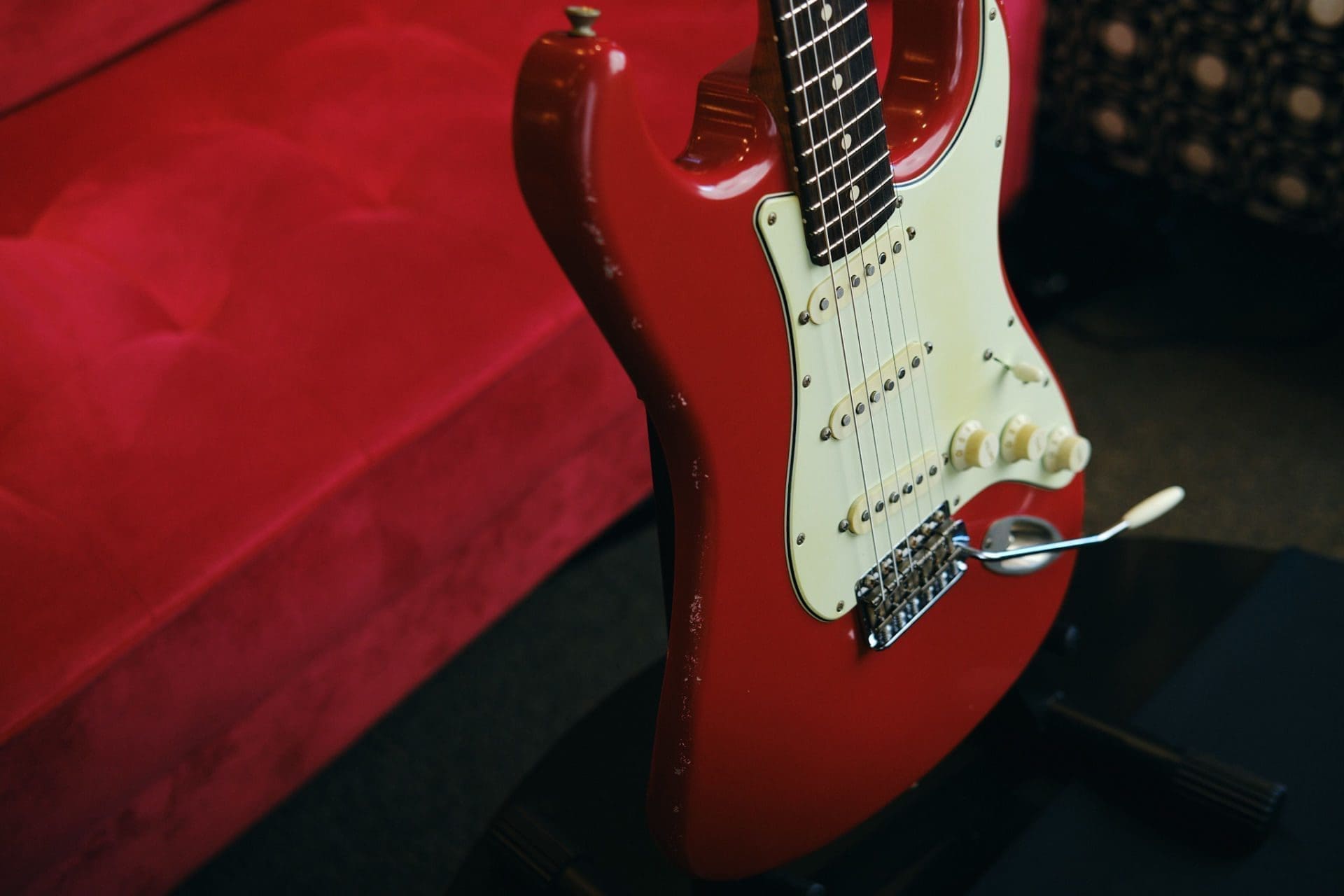 Xotic XSC1 S-Style Relic'd Electric Guitar - Dakota Red Finish & RW ...