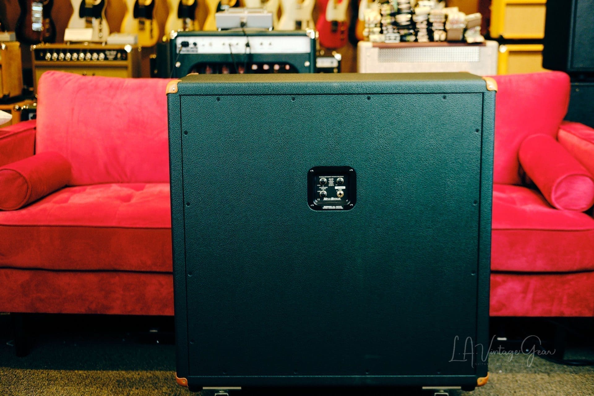 Mesa Boogie 4x12 Straight Guitar Speaker Cabinet-Emerald Green & Tan ...