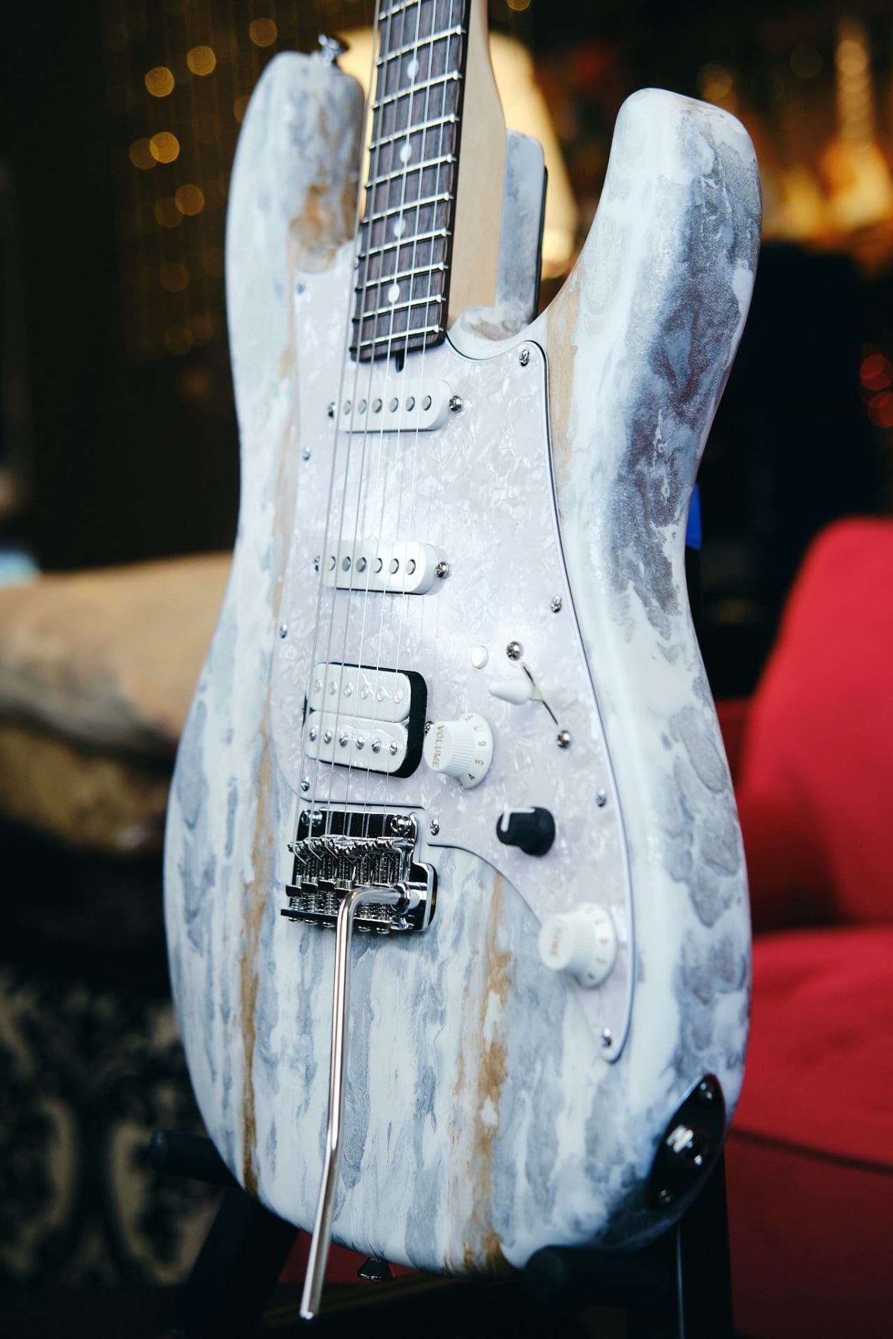 James Tyler Studio Elite HD S-Style Electric Guitar in a White Shmear ...
