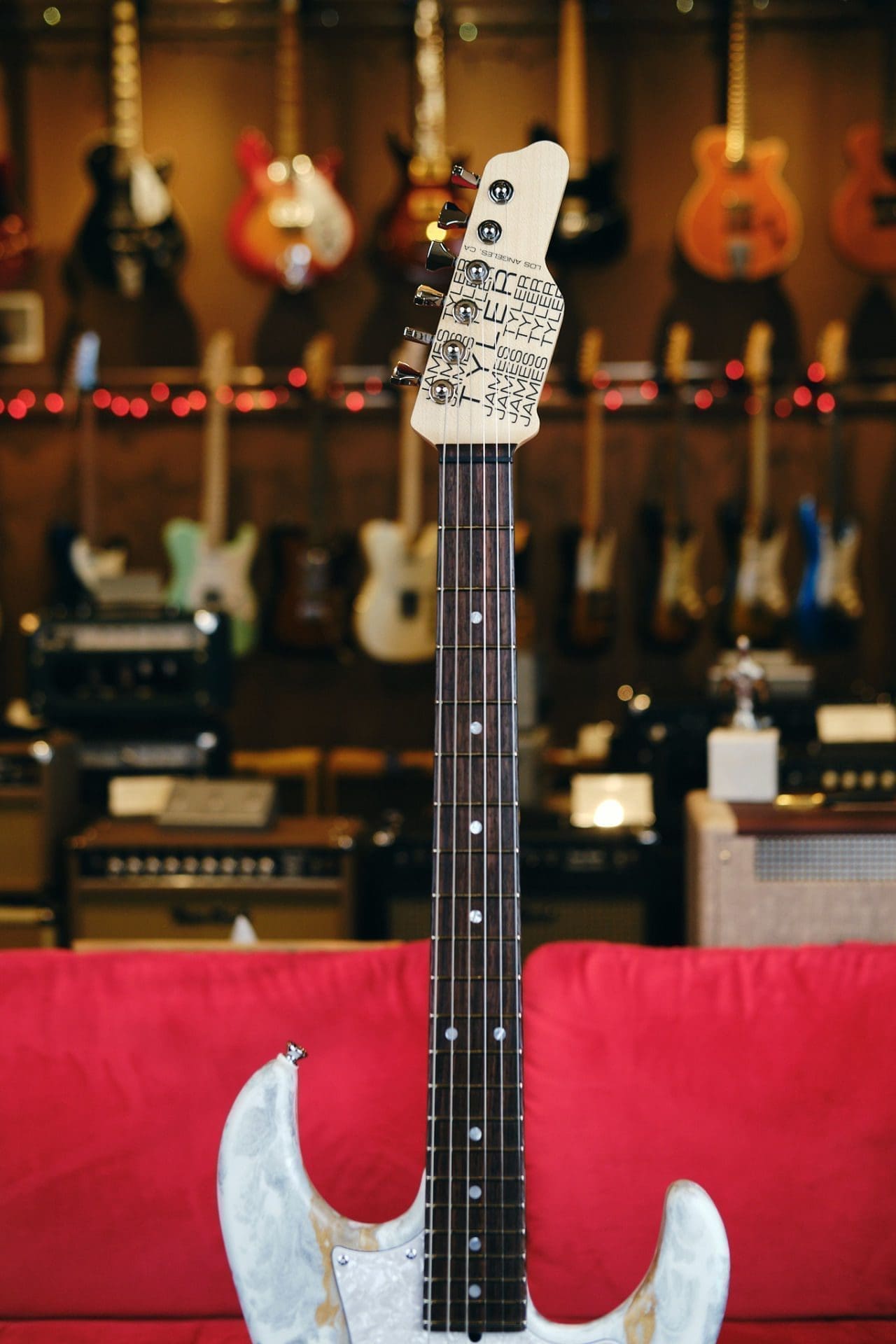 James Tyler Studio Elite HD S-Style Electric Guitar in a White Shmear ...