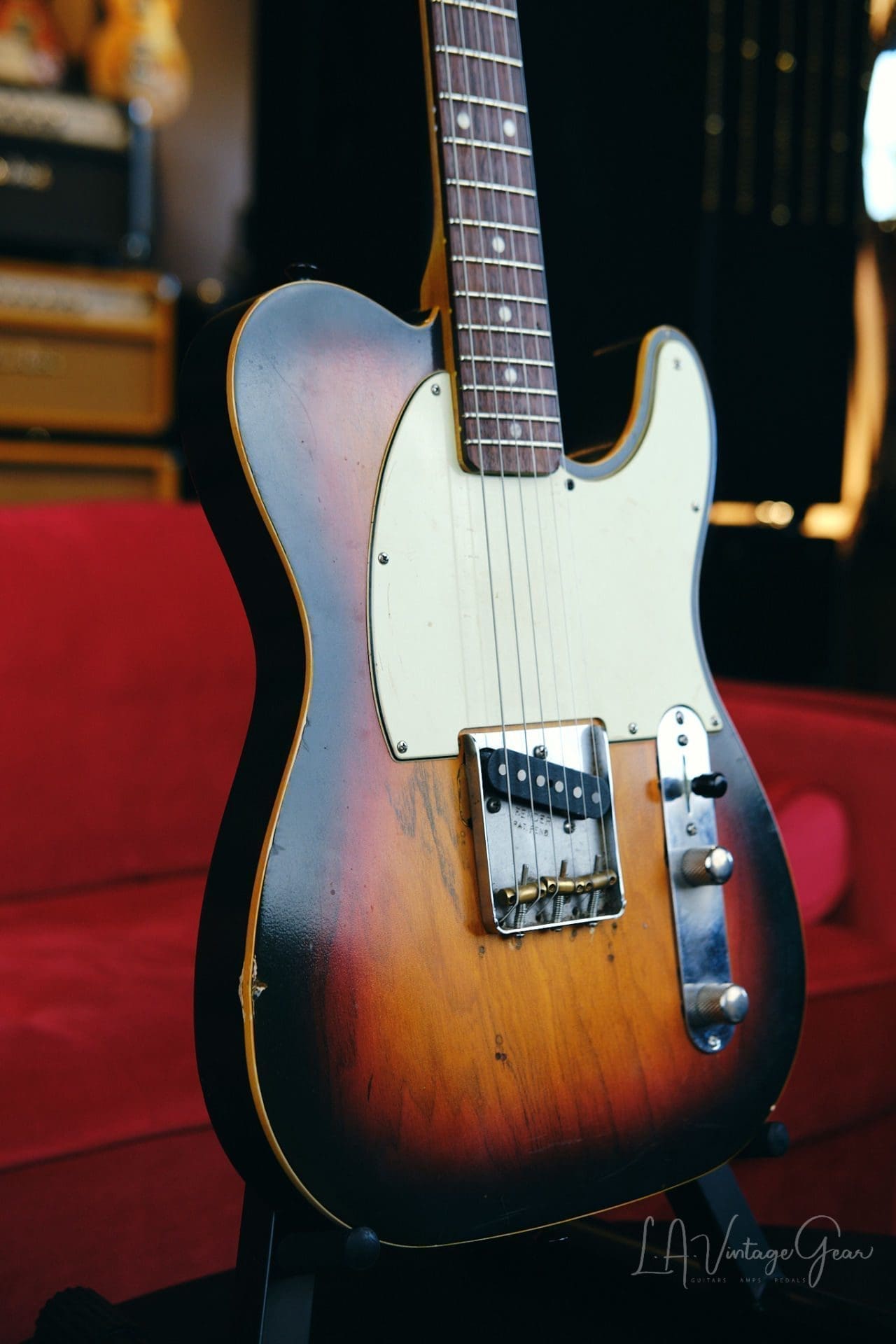 Partscaster Electric Guitar - Single Cut "Esquire Style" in a 3 Tone ...