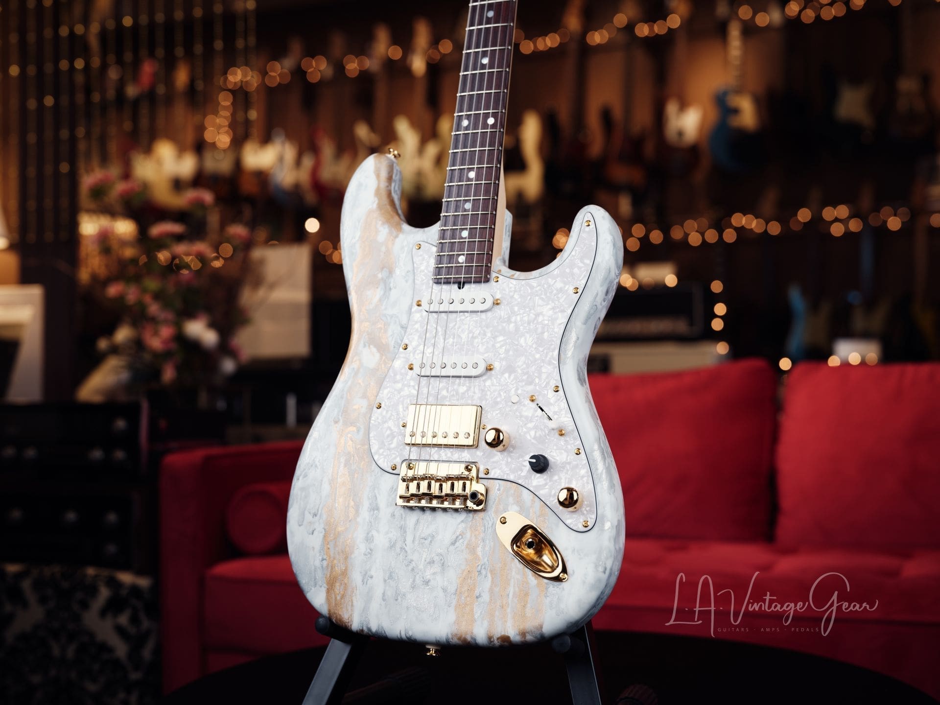 James Tyler Classic S-Style Electric Guitar-New in White Shmear! – LA ...