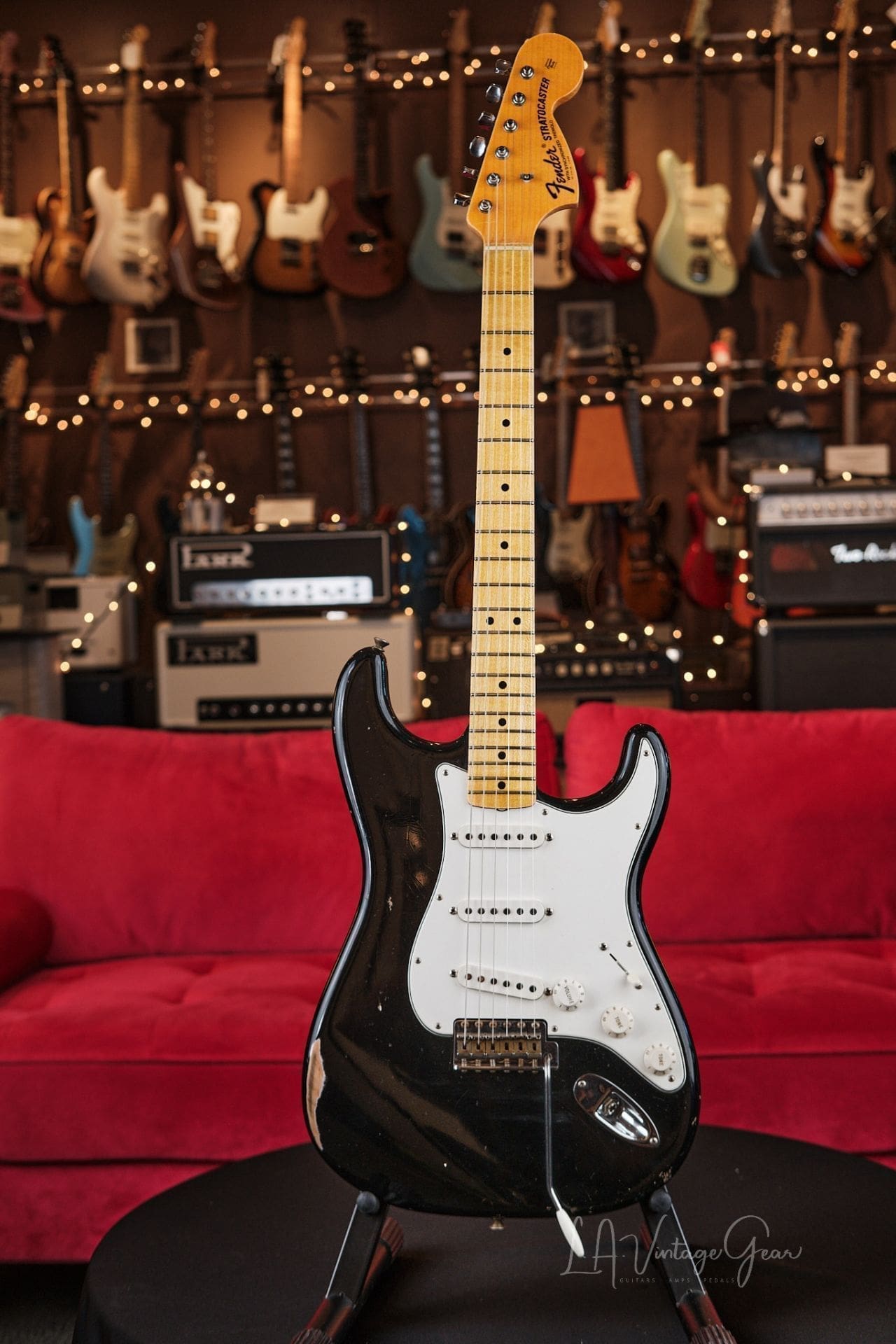 2018 Fender Custom Shop '68 Stratocaster - In Black Relic! • LA Vintage ...