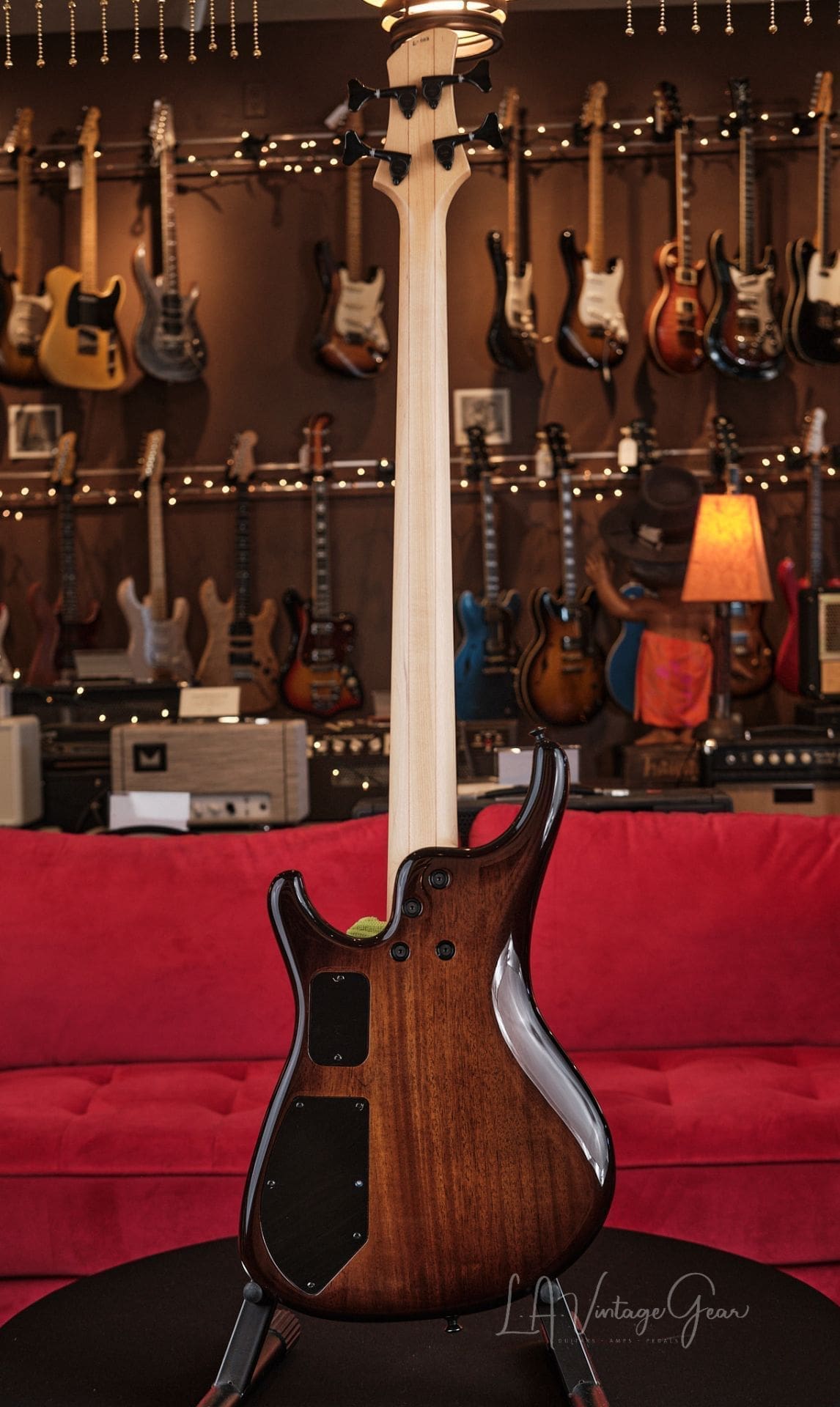 Roscoe LG3000 4 String Bass - With Beautiful Buckeye Burl Top and ...