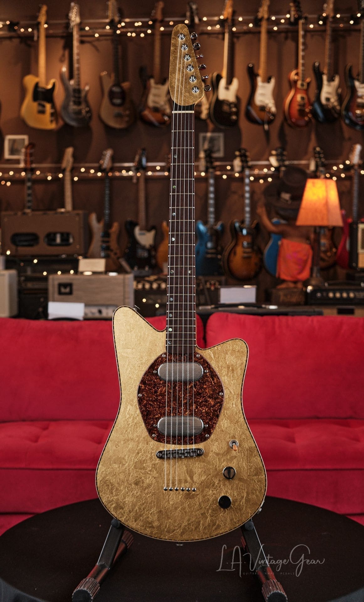 Versoul Raya 6 Custom Electric Solid Body Guitar #0472 - In Gold Leaf ...