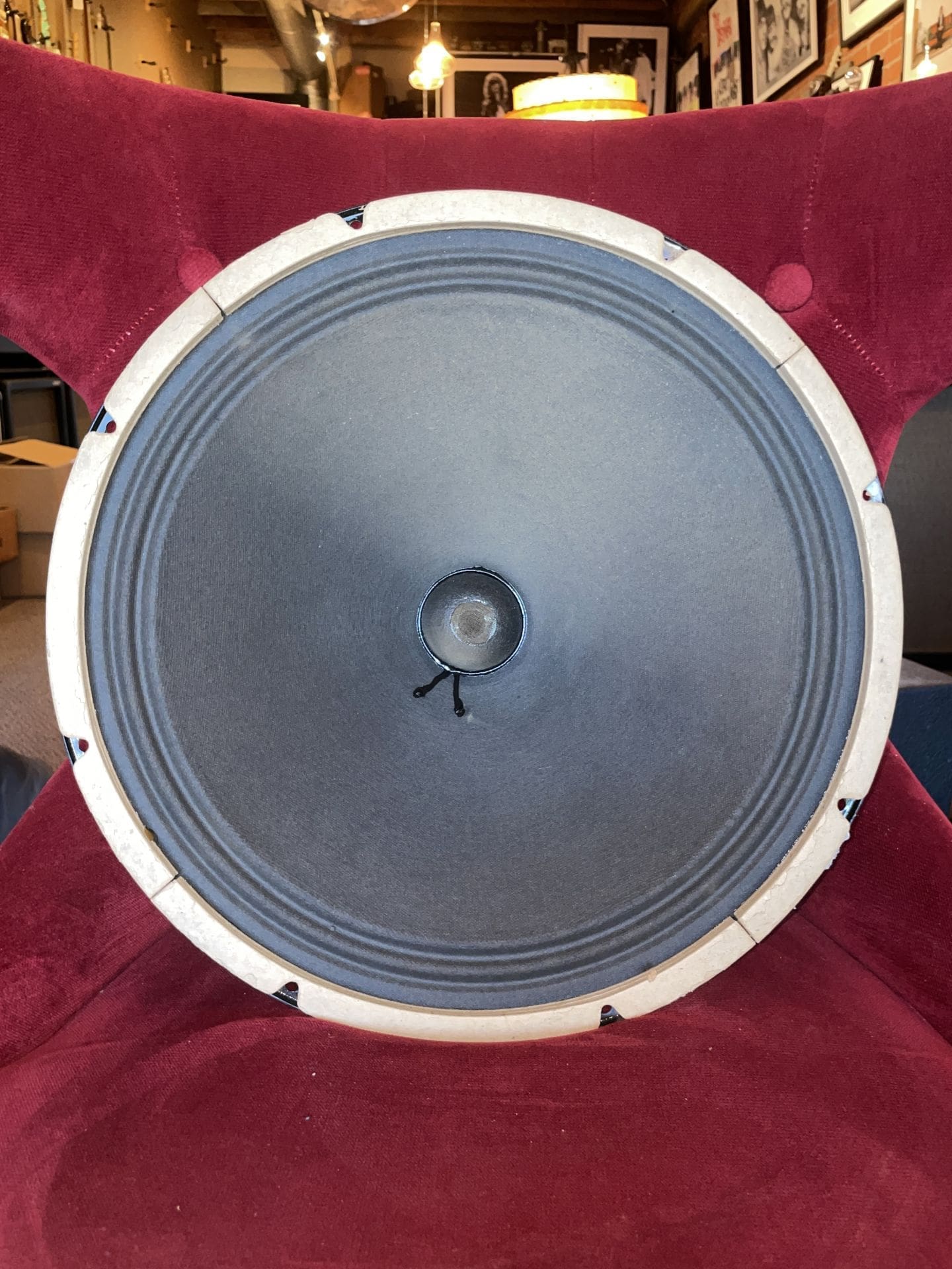 Rola Black Frame 15" 8 Ohm Vintage Alnico Speaker 50s • LA Vintage Gear