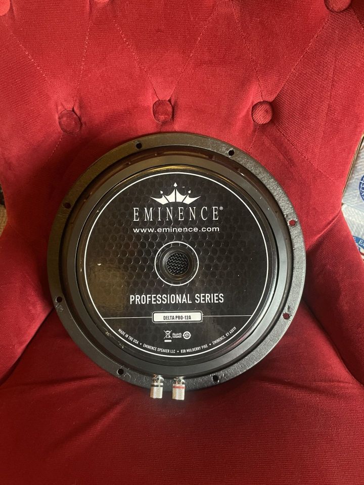 Eminence Delta Pro 12A Professional Series 12" Speaker 1/3 • LA Vintage ...