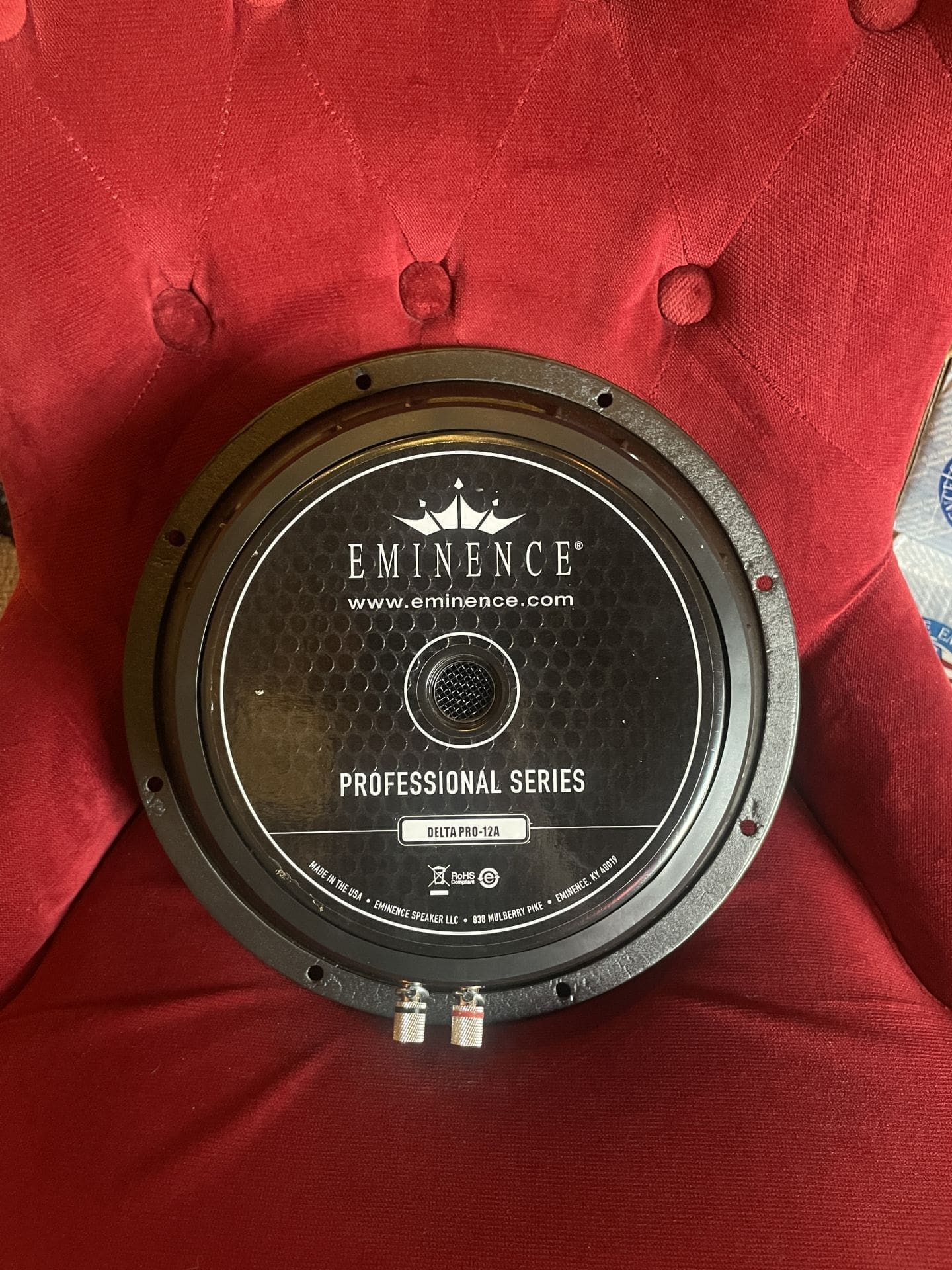 Eminence Delta Pro 12A Professional Series 12" Speaker 1/3 • LA Vintage ...