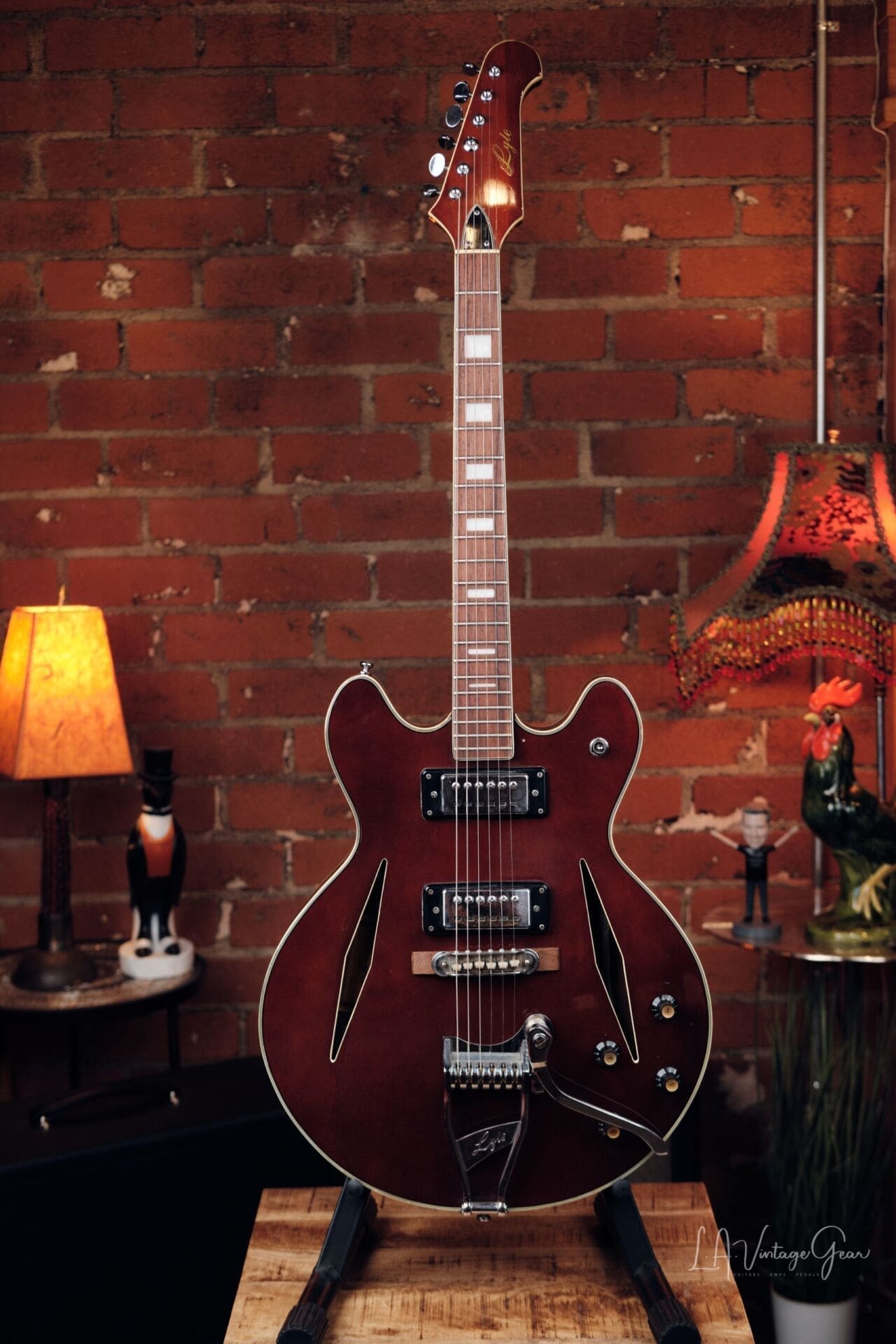 Lyle "Trini Lopez" Semi-Hollow Guitar - With "Lyle" Bigsby style ...